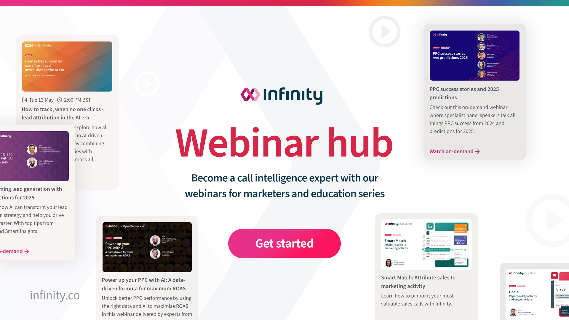 Infinity webinars